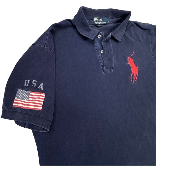 Polo Ralph Lauren | Shirts | Vintage Polo Ralph Lauren Short Sleeve Polo Big Pony Mens Size ...